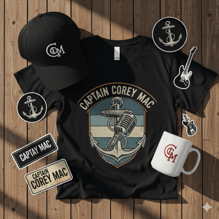 Merchandise - Captain Corey Mac | Music, Entertainment & Official ...